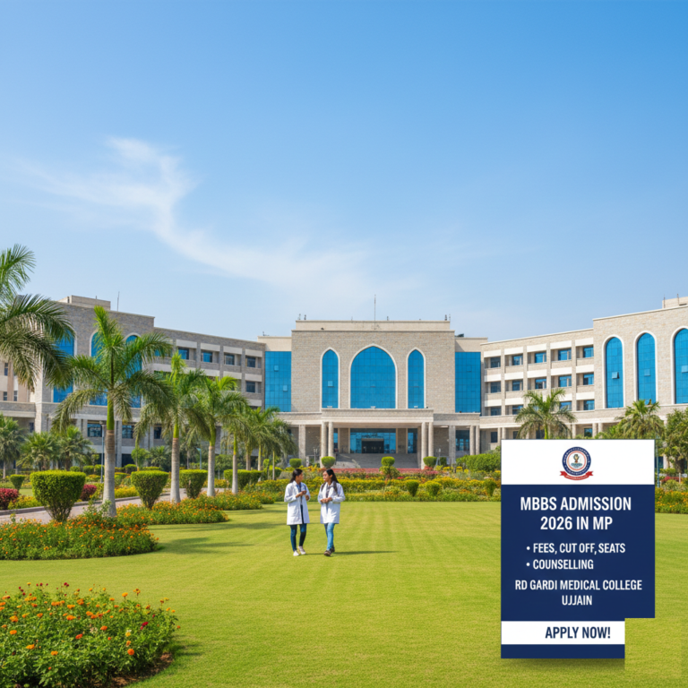 MBBS Admission 2026 in MP: RD Gardi Medical College Ujjain Fees, Cut ...